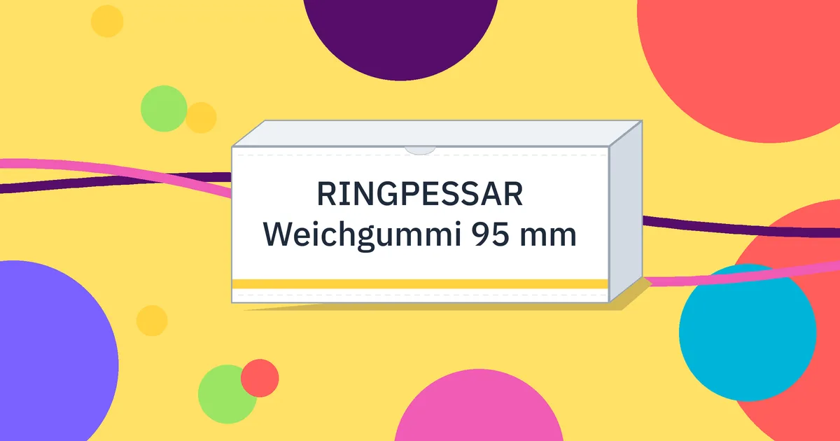 Symbolbild: Packung mit der Aufschrift RINGPESSAR Weichgummi 95 mm (PZN 03759257) – Verfügbarkeit und Bezug in Apotheken in Frankfurt am Main