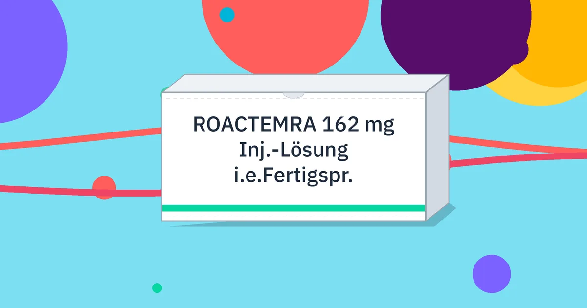 Symbolbild: Packung mit der Aufschrift ROACTEMRA 162 mg Inj.-Lösung i.e.Fertigspr. (PZN 11690918) – Verfügbarkeit und Bezug in Apotheken in Frankfurt am Main