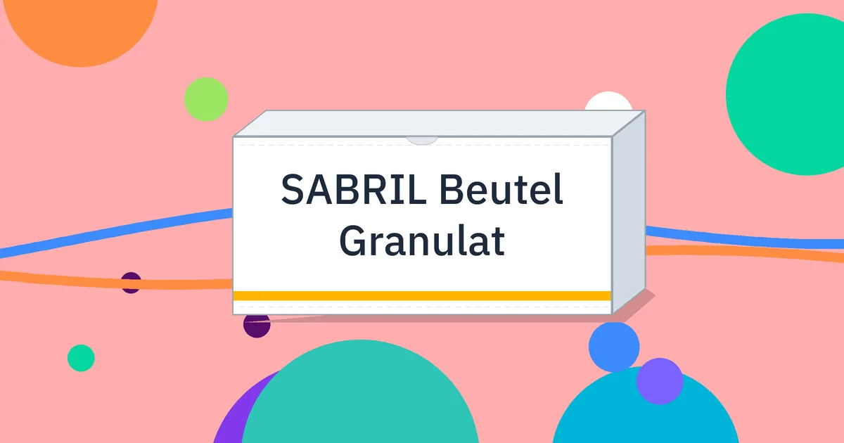 Symbolbild: Packung mit der Aufschrift SABRIL Beutel Granulat (PZN 12353979) – Verfügbarkeit und Bezug in Apotheken in Frankfurt am Main