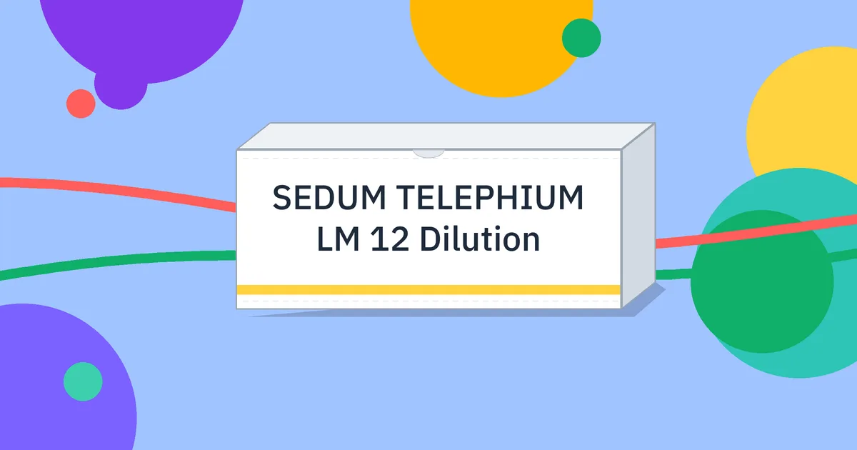 Symbolbild: Packung mit der Aufschrift SEDUM TELEPHIUM LM 12 Dilution (PZN 13693861) – Verfügbarkeit und Bezug in Apotheken in Frankfurt am Main