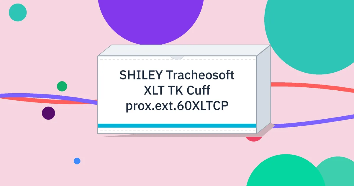 Symbolbild: Packung mit der Aufschrift SHILEY Tracheosoft XLT TK Cuff prox.ext.60XLTCP (PZN 04109998) – Verfügbarkeit und Bezug in Apotheken in Frankfurt am Main