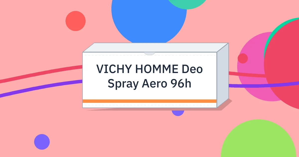 Symbolbild: Packung mit der Aufschrift VICHY HOMME Deo Spray Aero 96h (PZN 20022682) – Verfügbarkeit und Bezug in Apotheken in Frankfurt am Main