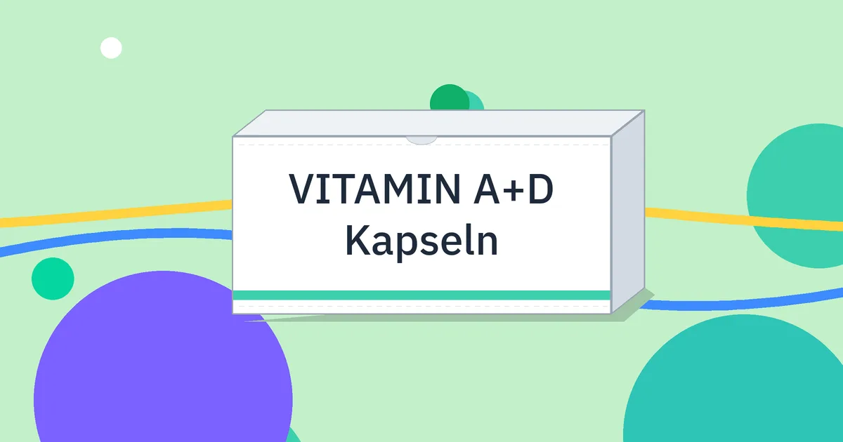 Symbolbild: Packung mit der Aufschrift VITAMIN A+D Kapseln (PZN 11614923) – Verfügbarkeit und Bezug in Apotheken in Frankfurt am Main