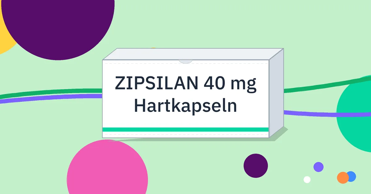 Symbolbild: Packung mit der Aufschrift ZIPSILAN 40 mg Hartkapseln (PZN 01821466) – Verfügbarkeit und Bezug in Apotheken in Frankfurt am Main