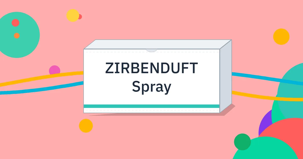 Symbolbild: Packung mit der Aufschrift ZIRBENDUFT Spray (PZN 18835685) – Verfügbarkeit und Bezug in Apotheken in Frankfurt am Main