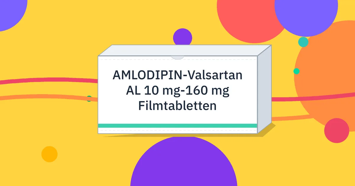 Symbolbild: Packung mit der Aufschrift AMLODIPIN-Valsartan AL 10 mg-160 mg Filmtabletten (PZN 13947913) – Verfügbarkeit und Bezug in Apotheken in Frankfurt am Main