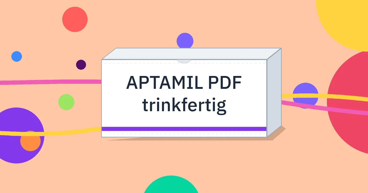 Symbolbild: Packung mit der Aufschrift APTAMIL PDF trinkfertig (PZN 14154385) – Verfügbarkeit und Bezug in Apotheken in Frankfurt am Main