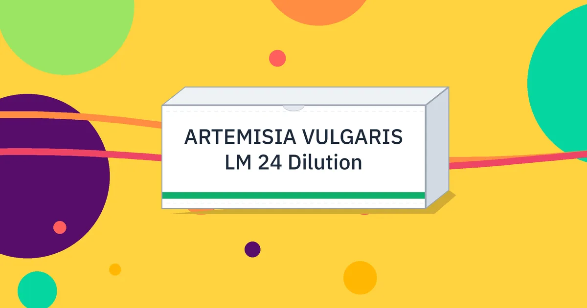 Symbolbild: Packung mit der Aufschrift ARTEMISIA VULGARIS LM 24 Dilution (PZN 12780380) – Verfügbarkeit und Bezug in Apotheken in Frankfurt am Main