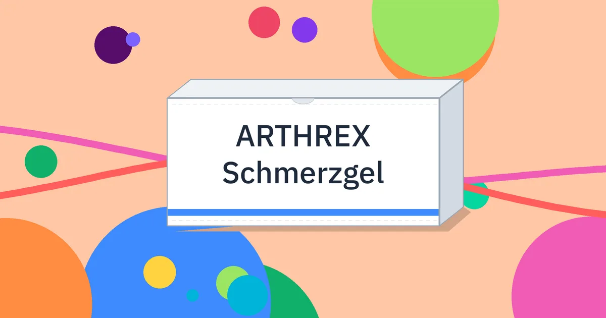 Symbolbild: Packung mit der Aufschrift ARTHREX Schmerzgel (PZN 06885382) – Verfügbarkeit und Bezug in Apotheken in Frankfurt am Main