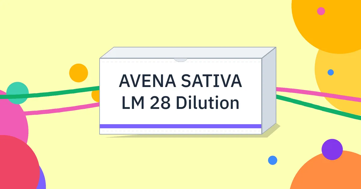 Symbolbild: Packung mit der Aufschrift AVENA SATIVA LM 28 Dilution (PZN 12786951) – Verfügbarkeit und Bezug in Apotheken in Frankfurt am Main