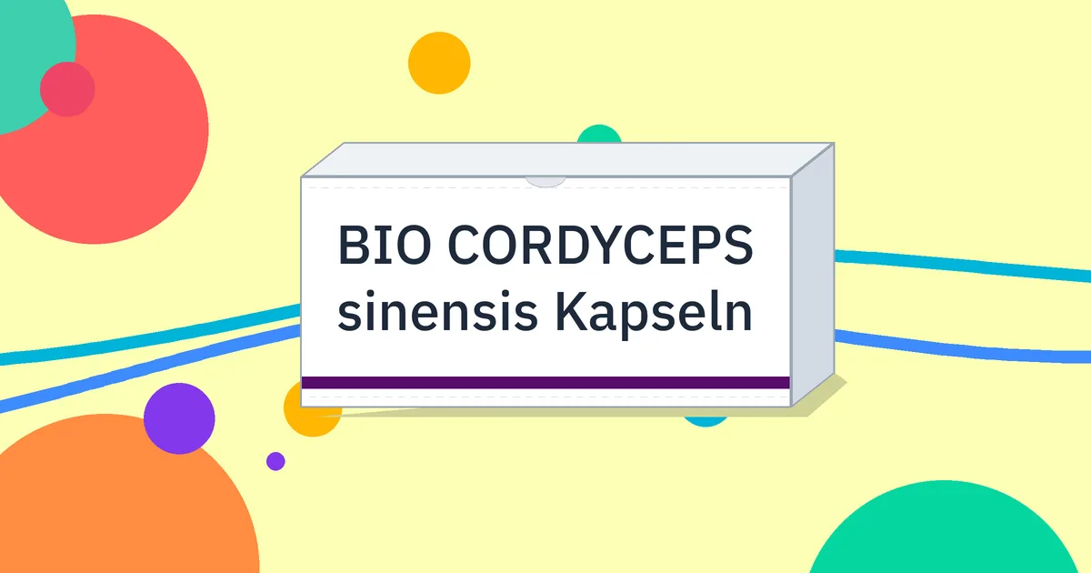 Symbolbild: Packung mit der Aufschrift BIO CORDYCEPS sinensis Kapseln (PZN 18789123) – Verfügbarkeit und Bezug in Apotheken in Frankfurt am Main
