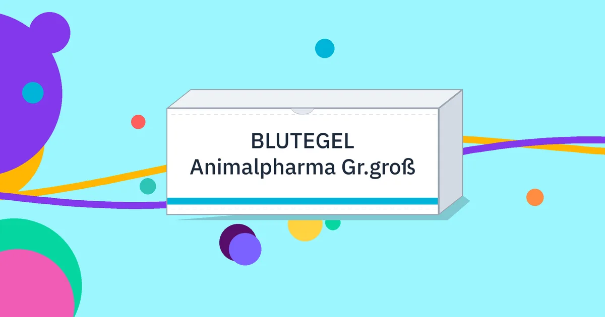 Symbolbild: Packung mit der Aufschrift BLUTEGEL Animalpharma Gr.groß (PZN 19787623) – Verfügbarkeit und Bezug in Apotheken in Frankfurt am Main