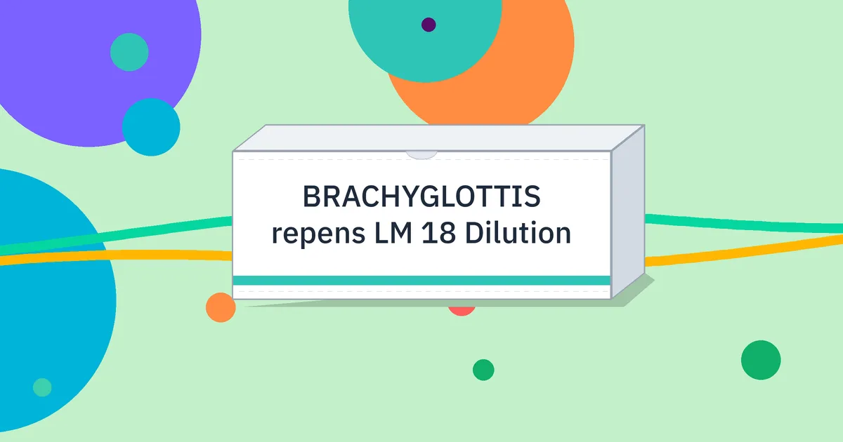 Symbolbild: Packung mit der Aufschrift BRACHYGLOTTIS repens LM 18 Dilution (PZN 13395017) – Verfügbarkeit und Bezug in Apotheken in Frankfurt am Main