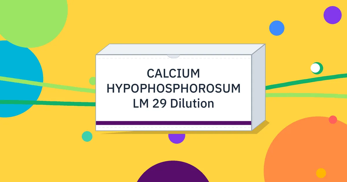 Symbolbild: Packung mit der Aufschrift CALCIUM HYPOPHOSPHOROSUM LM 29 Dilution (PZN 13409009) – Verfügbarkeit und Bezug in Apotheken in Frankfurt am Main