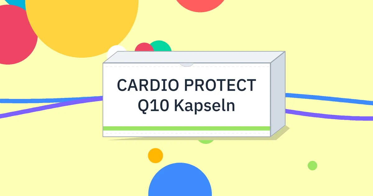 Symbolbild: Packung mit der Aufschrift CARDIO PROTECT Q10 Kapseln (PZN 18084670) – Verfügbarkeit und Bezug in Apotheken in Frankfurt am Main