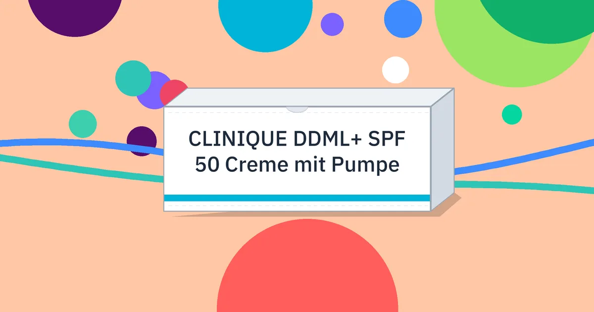 Symbolbild: Packung mit der Aufschrift CLINIQUE DDML+ SPF 50 Creme mit Pumpe (PZN 19964947) – Verfügbarkeit und Bezug in Apotheken in Frankfurt am Main