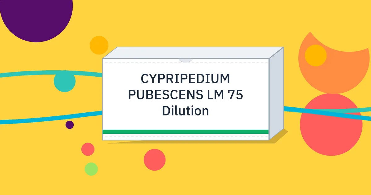 Symbolbild: Packung mit der Aufschrift CYPRIPEDIUM PUBESCENS LM 75 Dilution (PZN 13460312) – Verfügbarkeit und Bezug in Apotheken in Frankfurt am Main