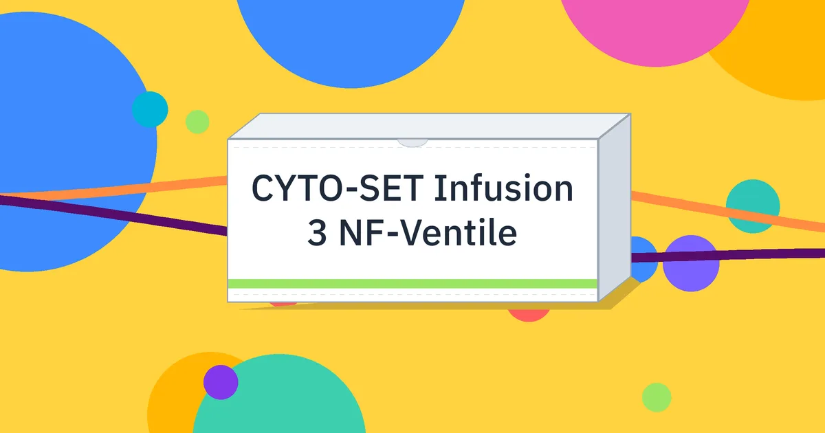 Symbolbild: Packung mit der Aufschrift CYTO-SET Infusion 3 NF-Ventile (PZN 10759482) – Verfügbarkeit und Bezug in Apotheken in Frankfurt am Main