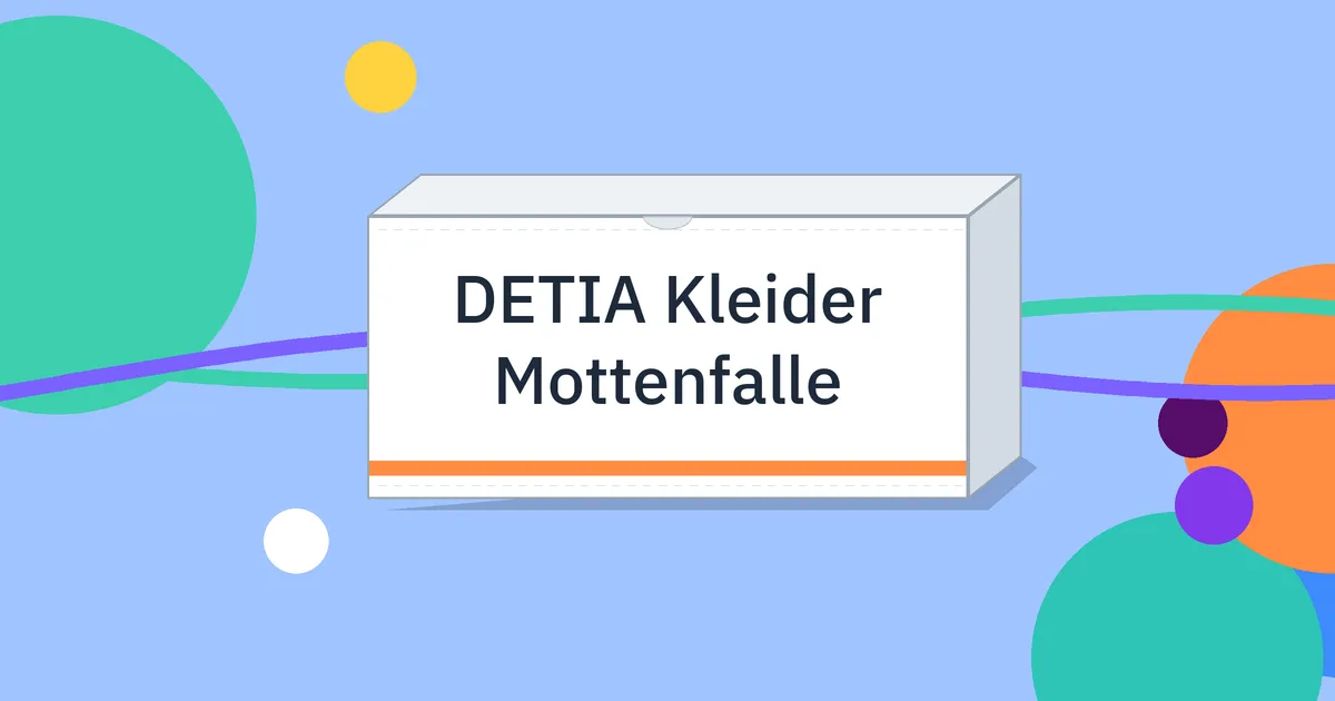 Symbolbild: Packung mit der Aufschrift DETIA Kleider Mottenfalle (PZN 03943280) – Verfügbarkeit und Bezug in Apotheken in Frankfurt am Main
