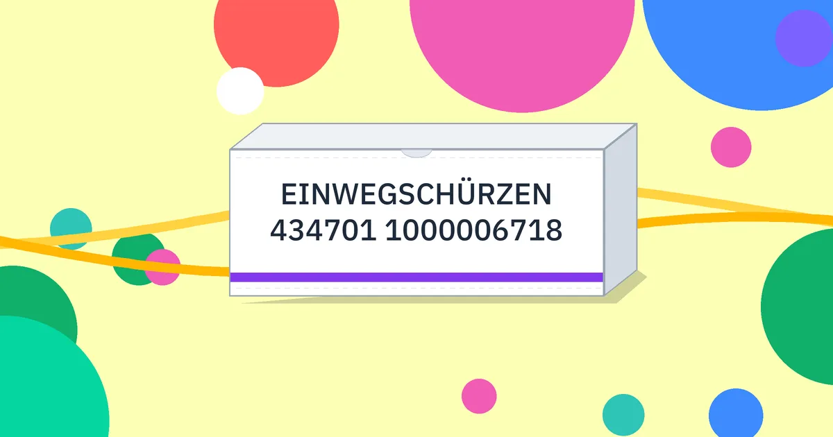 Symbolbild: Packung mit der Aufschrift EINWEGSCHÜRZEN 434701 1000006718 (PZN 04986305) – Verfügbarkeit und Bezug in Apotheken in Frankfurt am Main