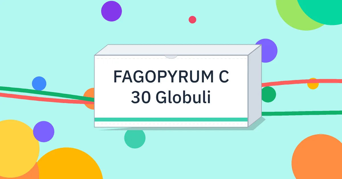 Symbolbild: Packung mit der Aufschrift FAGOPYRUM C 30 Globuli (PZN 16690840) – Verfügbarkeit und Bezug in Apotheken in Frankfurt am Main