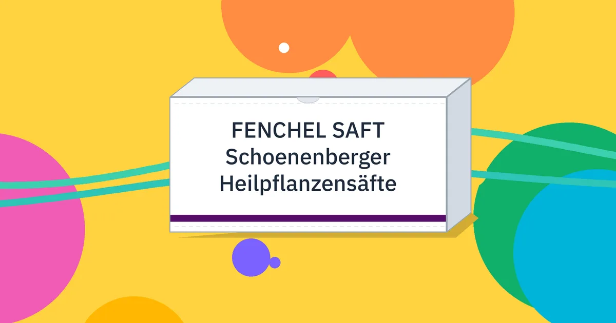 Symbolbild: Packung mit der Aufschrift FENCHEL SAFT Schoenenberger Heilpflanzensäfte (PZN 00699690) – Verfügbarkeit und Bezug in Apotheken in Frankfurt am Main