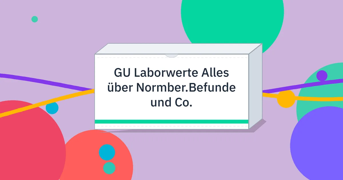 Symbolbild: Packung mit der Aufschrift GU Laborwerte Alles über Normber.Befunde und Co. (PZN 12485965) – Verfügbarkeit und Bezug in Apotheken in Frankfurt am Main