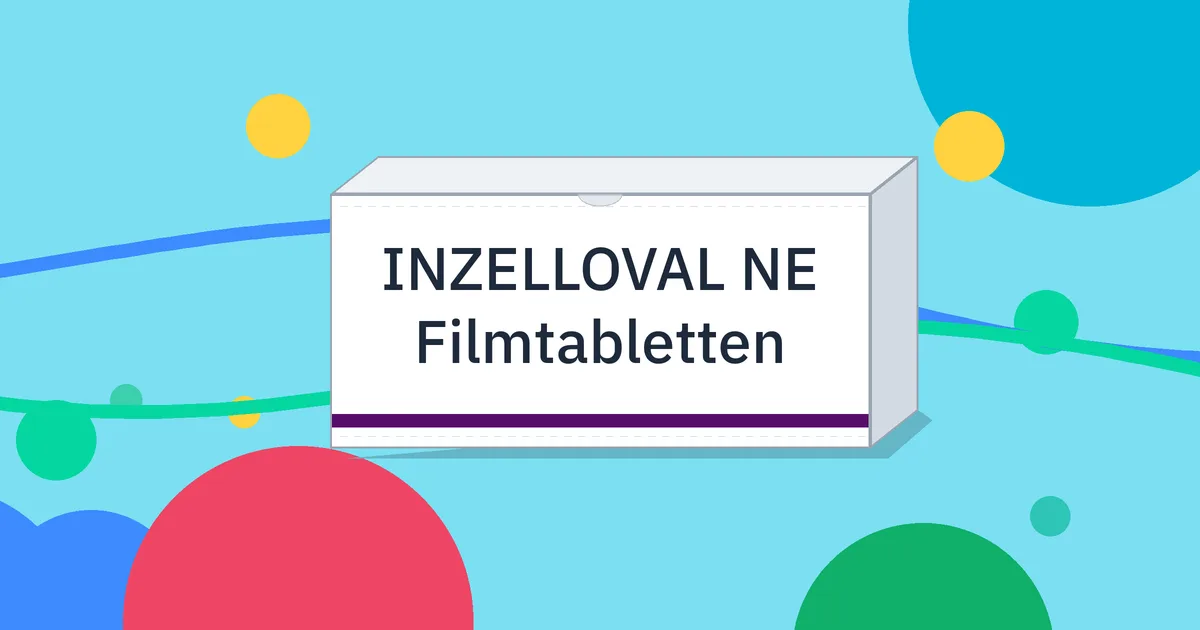 Symbolbild: Packung mit der Aufschrift INZELLOVAL NE Filmtabletten (PZN 07618335) – Verfügbarkeit und Bezug in Apotheken in Frankfurt am Main