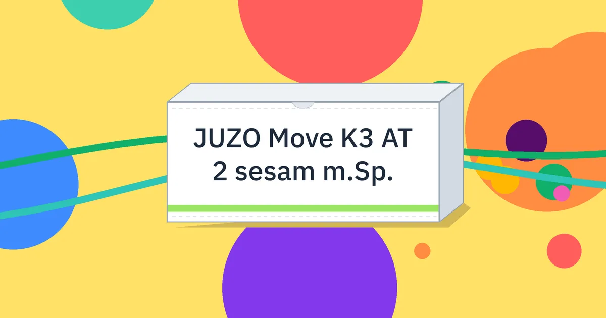 Symbolbild: Packung mit der Aufschrift JUZO Move K3 AT 2 sesam m.Sp. (PZN 20676946) – Verfügbarkeit und Bezug in Apotheken in Frankfurt am Main