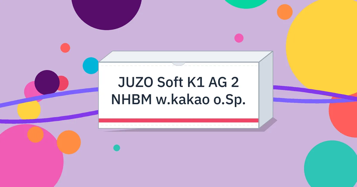 Symbolbild: Packung mit der Aufschrift JUZO Soft K1 AG 2 NHBM w.kakao o.Sp. (PZN 14995529) – Verfügbarkeit und Bezug in Apotheken in Frankfurt am Main