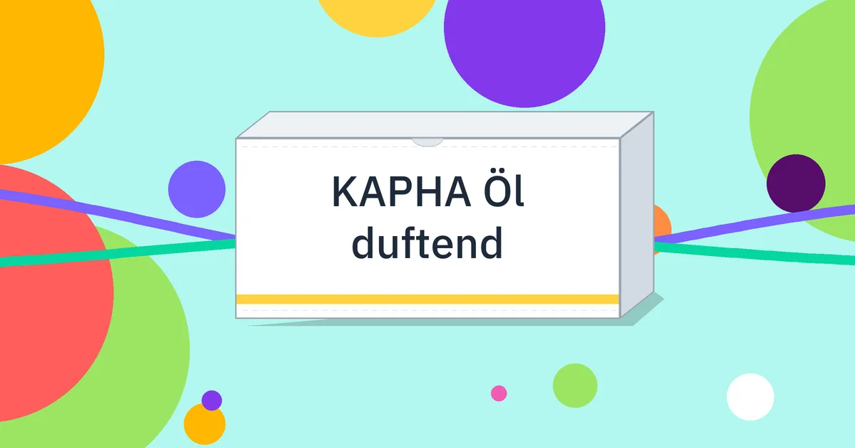 Symbolbild: Packung mit der Aufschrift KAPHA Öl duftend (PZN 01023977) – Verfügbarkeit und Bezug in Apotheken in Frankfurt am Main