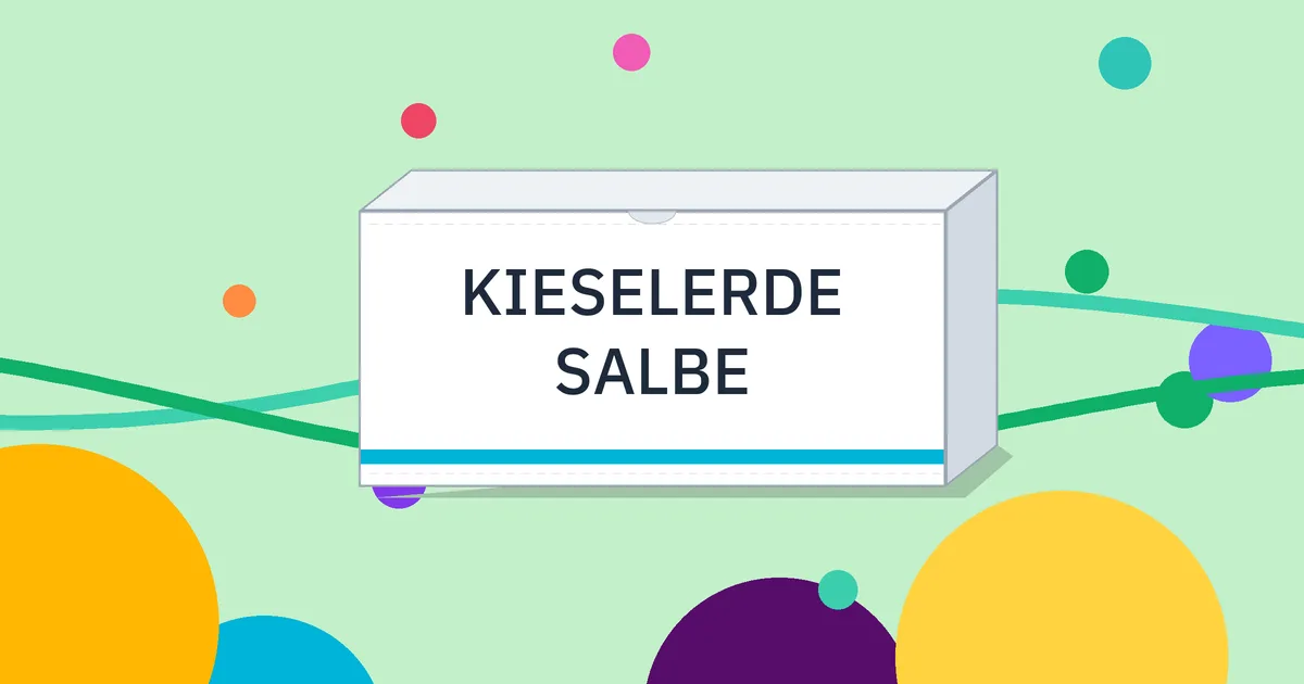 Symbolbild: Packung mit der Aufschrift KIESELERDE SALBE (PZN 18091730) – Verfügbarkeit und Bezug in Apotheken in Frankfurt am Main