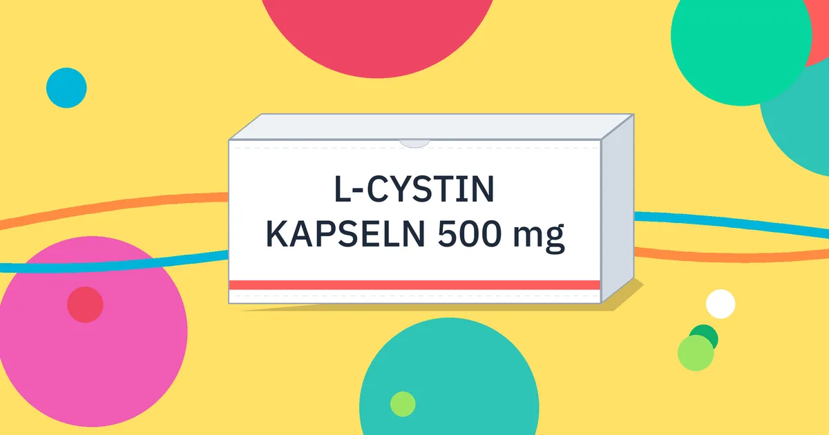 Symbolbild: Packung mit der Aufschrift L-CYSTIN KAPSELN 500 mg (PZN 01290508) – Verfügbarkeit und Bezug in Apotheken in Frankfurt am Main