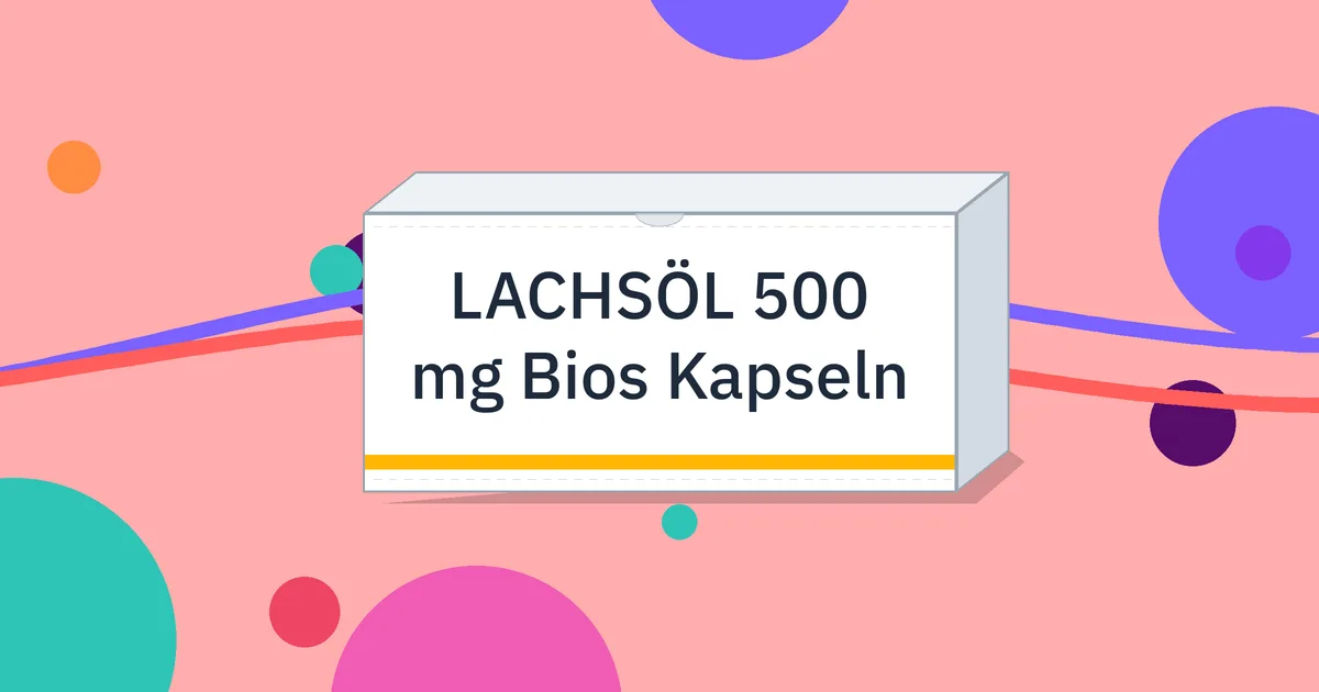 Symbolbild: Packung mit der Aufschrift LACHSÖL 500 mg Bios Kapseln (PZN 05974095) – Verfügbarkeit und Bezug in Apotheken in Frankfurt am Main