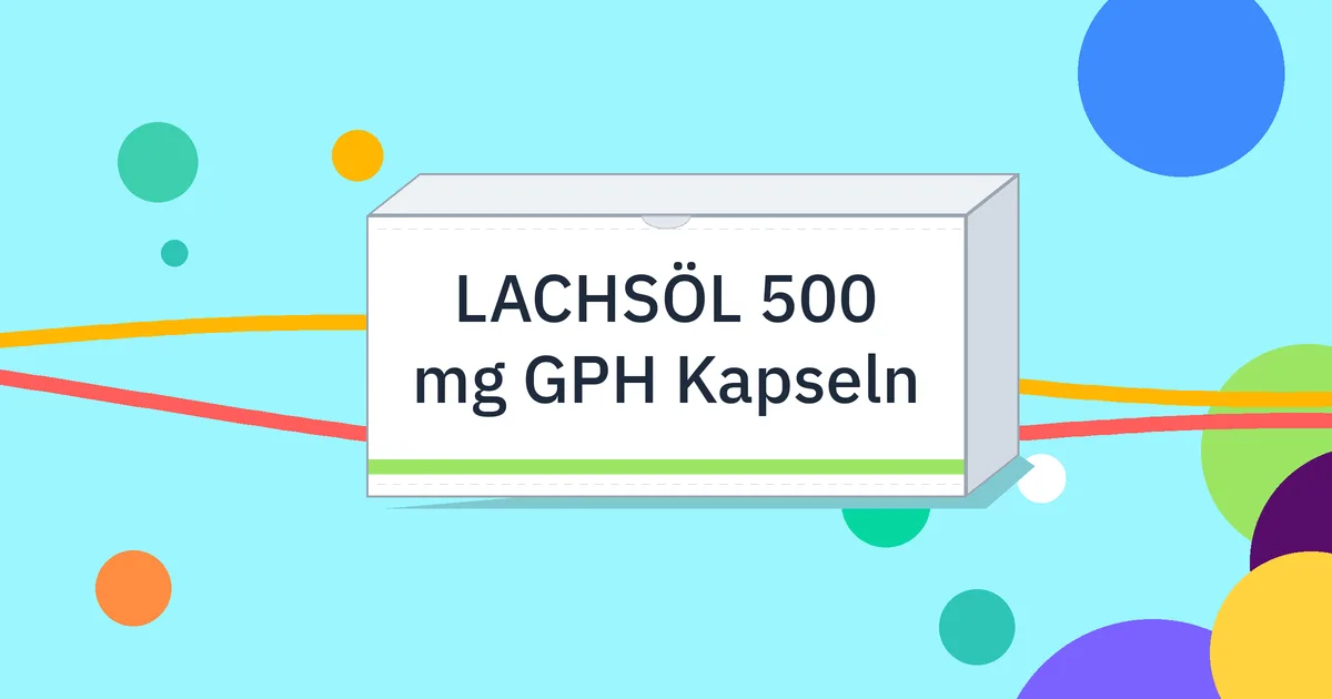 Symbolbild: Packung mit der Aufschrift LACHSÖL 500 mg GPH Kapseln (PZN 09748792) – Verfügbarkeit und Bezug in Apotheken in Frankfurt am Main