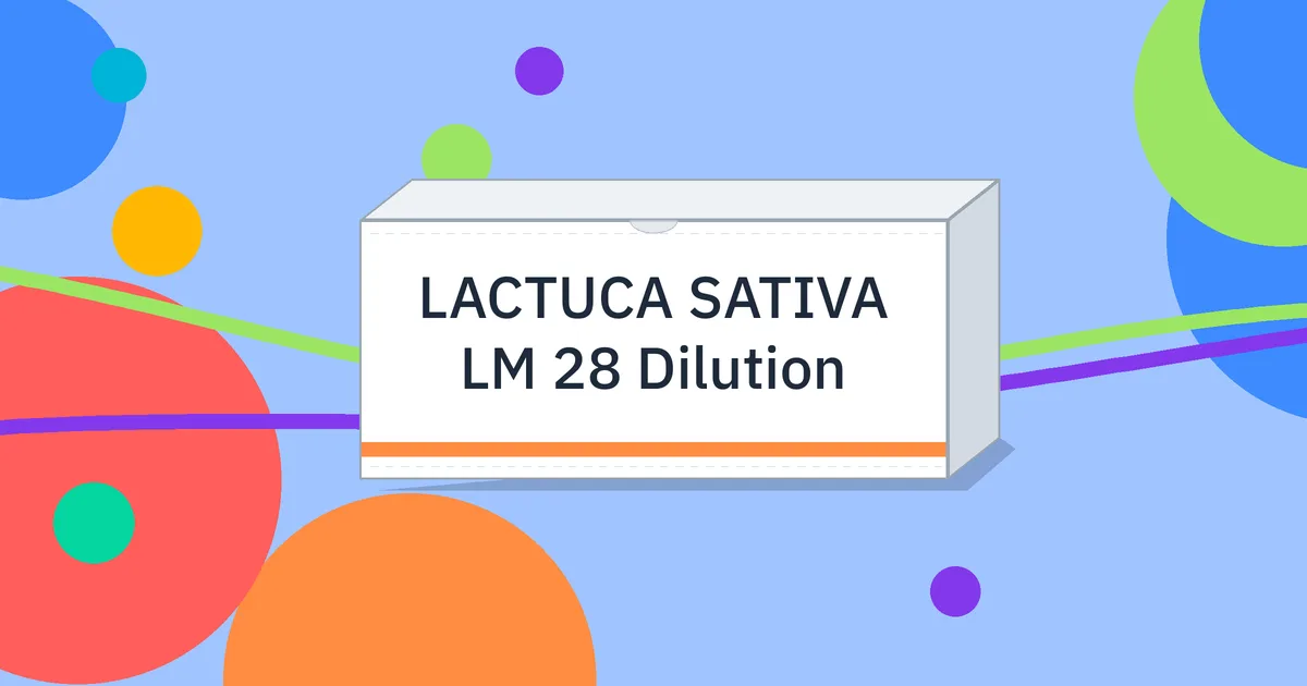 Symbolbild: Packung mit der Aufschrift LACTUCA SATIVA LM 28 Dilution (PZN 13521485) – Verfügbarkeit und Bezug in Apotheken in Frankfurt am Main