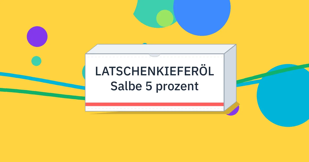 Symbolbild: Packung mit der Aufschrift LATSCHENKIEFERÖL Salbe 5 prozent (PZN 16573034) – Verfügbarkeit und Bezug in Apotheken in Frankfurt am Main