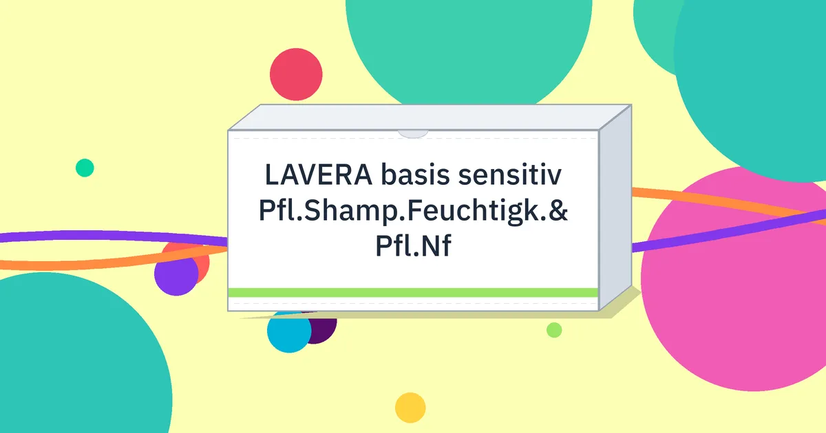 Symbolbild: Packung mit der Aufschrift LAVERA basis sensitiv Pfl.Shamp.Feuchtigk.& Pfl.Nf (PZN 18163240) – Verfügbarkeit und Bezug in Apotheken in Frankfurt am Main