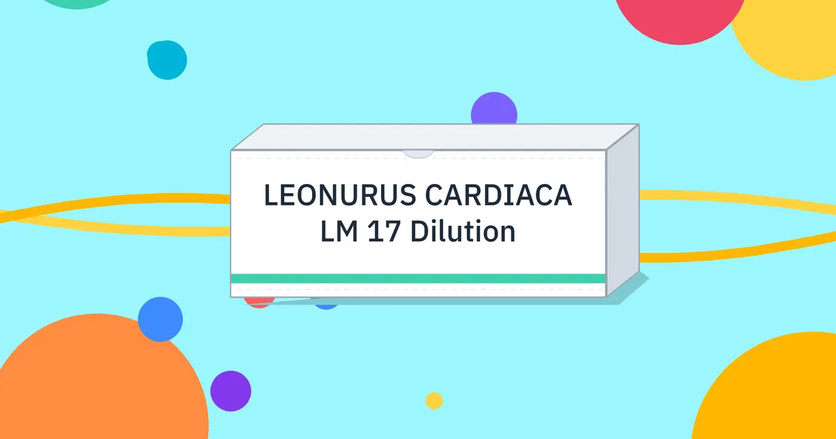 Symbolbild: Packung mit der Aufschrift LEONURUS CARDIACA LM 17 Dilution (PZN 13525968) – Verfügbarkeit und Bezug in Apotheken in Frankfurt am Main
