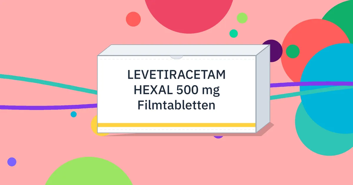 Symbolbild: Packung mit der Aufschrift LEVETIRACETAM HEXAL 500 mg Filmtabletten (PZN 09123224) – Verfügbarkeit und Bezug in Apotheken in Frankfurt am Main