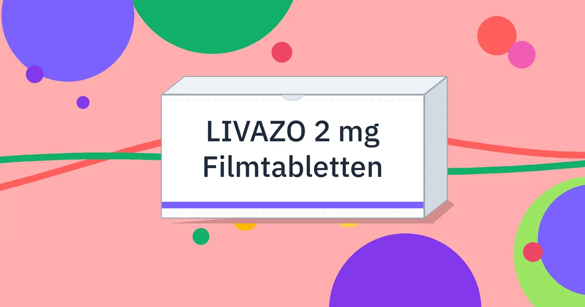 Symbolbild: Packung mit der Aufschrift LIVAZO 2 mg Filmtabletten (PZN 11613912) – Verfügbarkeit und Bezug in Apotheken in Frankfurt am Main