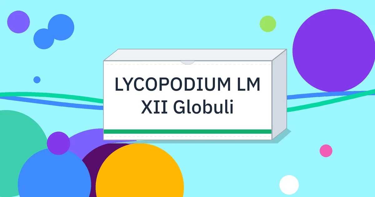 Symbolbild: Packung mit der Aufschrift LYCOPODIUM LM XII Globuli (PZN 02678232) – Verfügbarkeit und Bezug in Apotheken in Frankfurt am Main