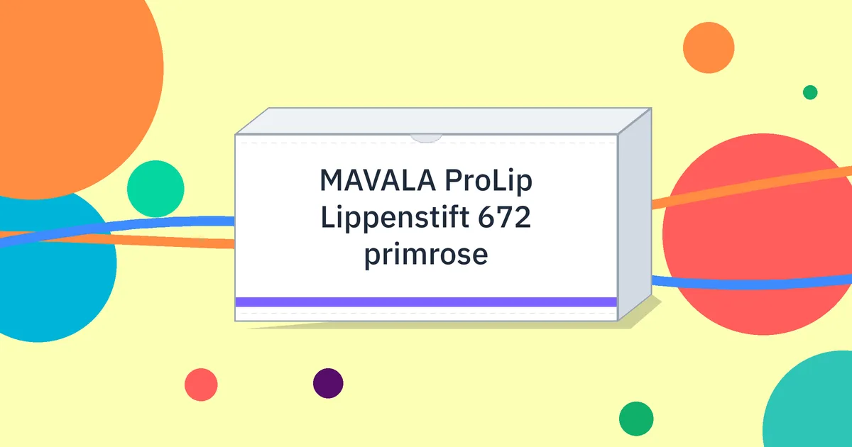 Symbolbild: Packung mit der Aufschrift MAVALA ProLip Lippenstift 672 primrose (PZN 17209388) – Verfügbarkeit und Bezug in Apotheken in Frankfurt am Main