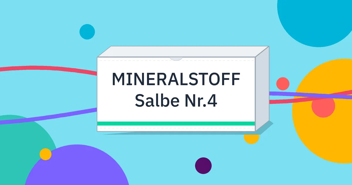 Symbolbild: Packung mit der Aufschrift MINERALSTOFF Salbe Nr.4 (PZN 02734226) – Verfügbarkeit und Bezug in Apotheken in Frankfurt am Main