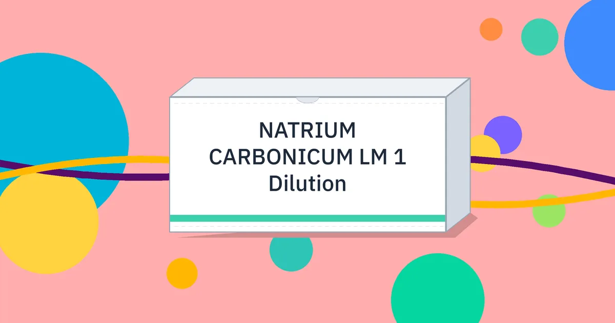 Symbolbild: Packung mit der Aufschrift NATRIUM CARBONICUM LM 1 Dilution (PZN 12961549) – Verfügbarkeit und Bezug in Apotheken in Frankfurt am Main
