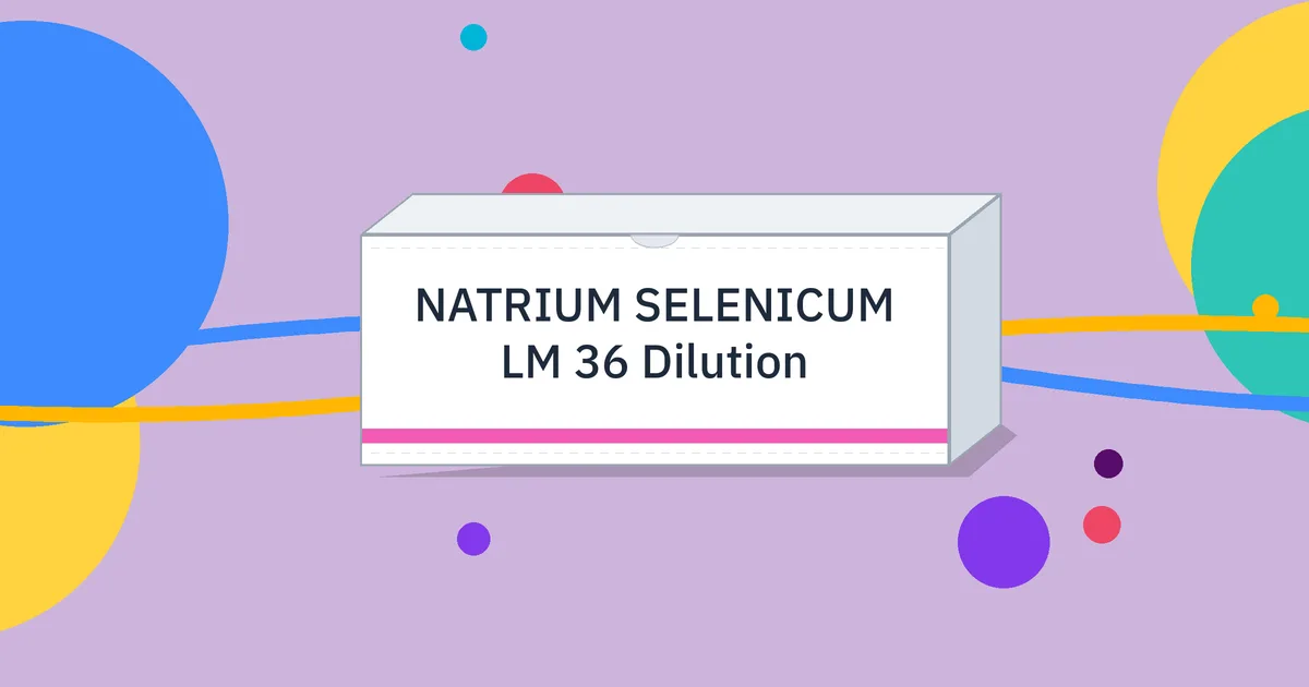 Symbolbild: Packung mit der Aufschrift NATRIUM SELENICUM LM 36 Dilution (PZN 13617009) – Verfügbarkeit und Bezug in Apotheken in Frankfurt am Main
