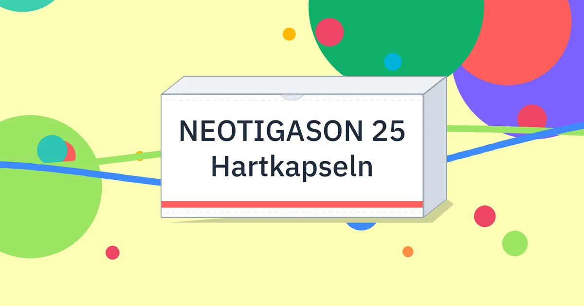 Symbolbild: Packung mit der Aufschrift NEOTIGASON 25 Hartkapseln (PZN 00227040) – Verfügbarkeit und Bezug in Apotheken in Frankfurt am Main