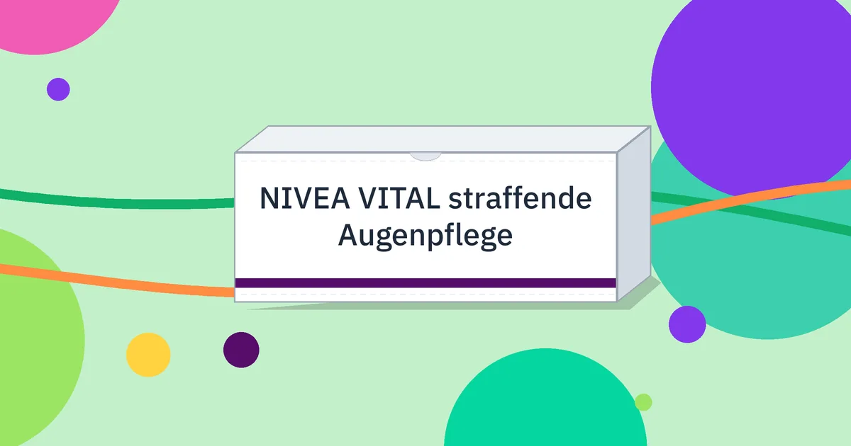 Symbolbild: Packung mit der Aufschrift NIVEA VITAL straffende Augenpflege (PZN 18207210) – Verfügbarkeit und Bezug in Apotheken in Frankfurt am Main