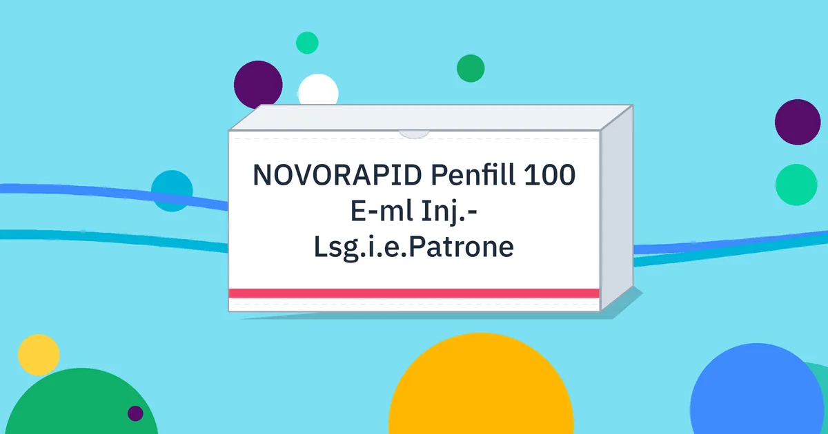Symbolbild: Packung mit der Aufschrift NOVORAPID Penfill 100 E-ml Inj.-Lsg.i.e.Patrone (PZN 00558736) – Verfügbarkeit und Bezug in Apotheken in Frankfurt am Main