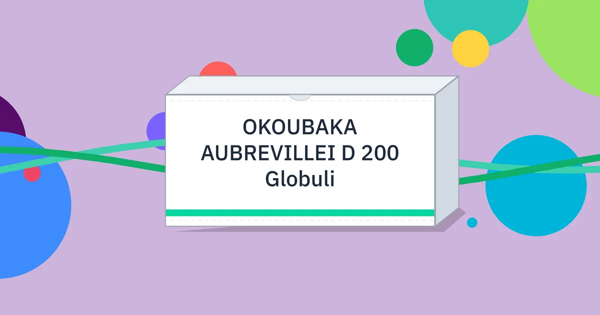 Symbolbild: Packung mit der Aufschrift OKOUBAKA AUBREVILLEI D 200 Globuli (PZN 15330074) – Verfügbarkeit und Bezug in Apotheken in Frankfurt am Main